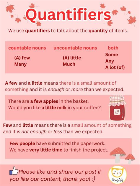 Quantifiers Act English Test Preparation Guide Quantifiers