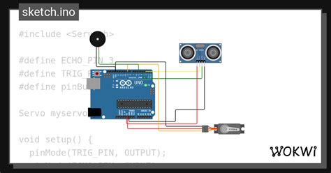 Pintu Palang Kereta Api Copy Wokwi Esp32 Stm32 Arduino Simulator