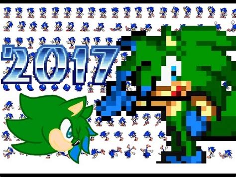 How To Make Sonic Sprites 2017 Sonic Fc Fan Character Sprites Youtube