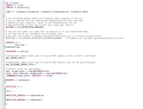 Add Objectice C Class To Qt Project And Call It From Qt C Class How