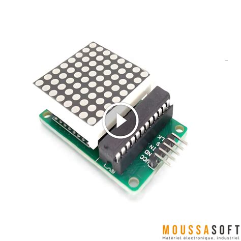 8x8 Led Matrice Avec Max7219 Module Moussasoft