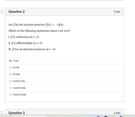 solved question 2let f ﻿be the function given by