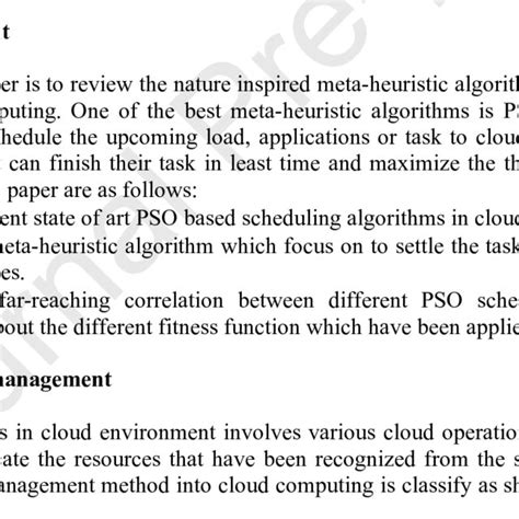 Allocation Of Task In Cloud Computing Mansouri Et Al 2019 Download Scientific Diagram
