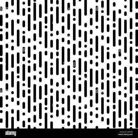 Simple Seamless Chaotic Pattern Vertical Stripe And Dots Dotted Line