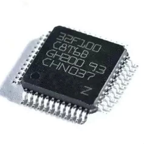 2pcs Stm32f100c8t6b Qfp32 32f100c8t6b Qfp Mcu New Microcontroller Chip