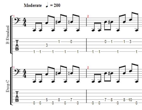 Drop C Bass Tuning Guide With Tuner Bassox