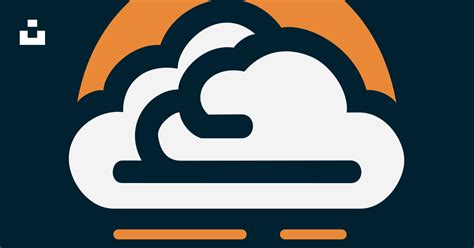 진한 파란색 배경에 구름과 태양 기호 벡터 Unsplash의 무료 검정 이미지