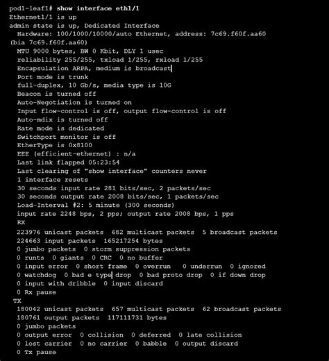Hướng Dẫn Kiểm Tra Trạng Thái Của 1 Cổng Trên Giao Diện Cisco Aci