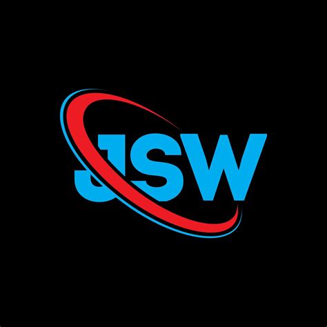 Logotipo Jsw Letra Jsw Diseño Del Logotipo De La Letra Jsw Logotipo