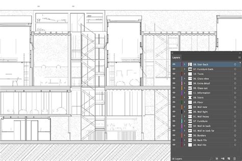 An Image Of A Building Being Drawn On The Computer Screen