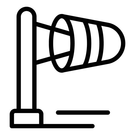 Pillar Vane Icon Outline Vector Wind Indicator 40271152 Vector Art At Vecteezy