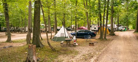 Tent Camp Sites In Ypsilanti Mi Detroitann Arbor Koa