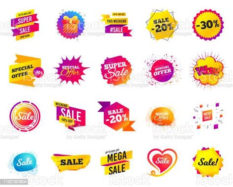 판매 배너입니다 스페셜 오퍼 템플릿 태그 사이버 월 세일 할인 블랙 프라이데이 쇼핑 아이콘입니다 벡터 0명에 대한 스톡 벡터 아트 및 기타 이미지 Istock