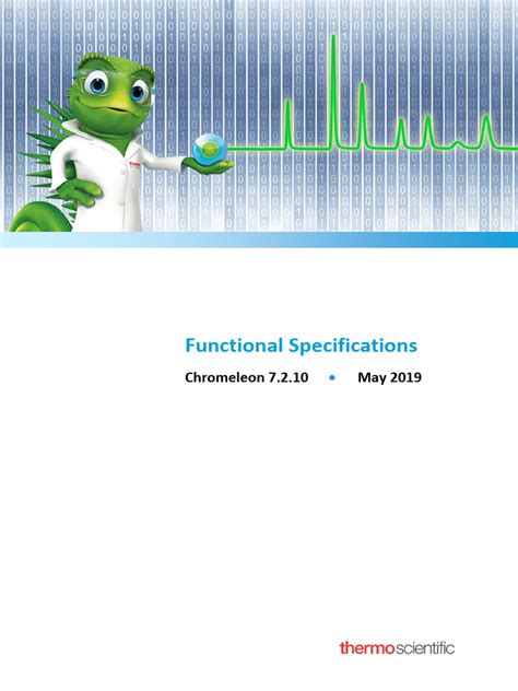 Functional Specifications Chromeleon 7210 Pdf Databases Command Line Interface