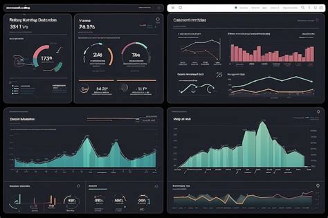 Interactive Marketing Dashboards Premium Ai Generated Image