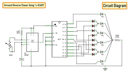 LED Chaser Circuits Using IC And Arduino Arduino Maker Pro