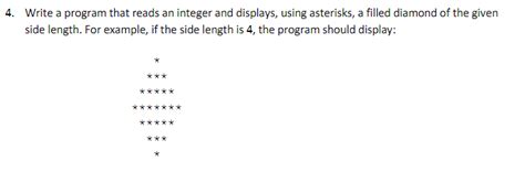 Solved 4 Write A Program That Reads An Integer And