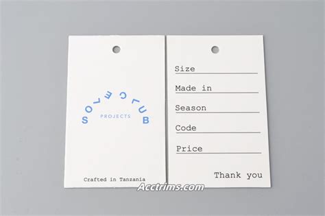 Supply Custom Price Tags For Retail Brands
