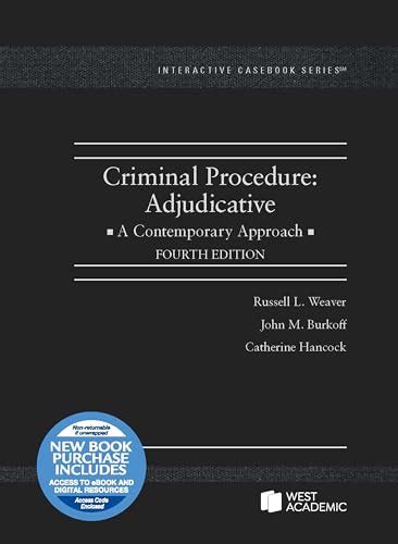 criminal procedure adjudicative a contemporary approach stanzatextbooks