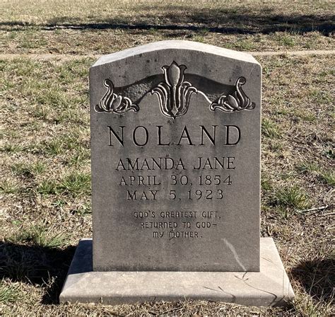 Amanda Jane Hampton Noland 1854 1923 Homenaje De Find A Grave