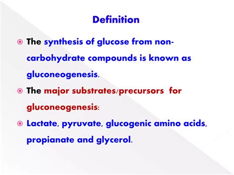 Gluconeogenesis And Its Regulation Pptx
