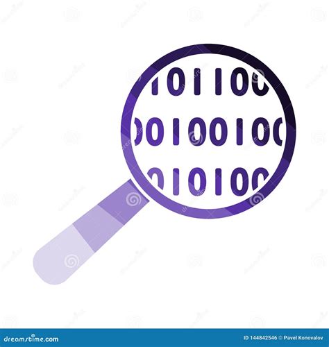 Data Analysing Icon Stock Vector Illustration Of Internet 144842546