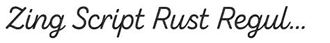 zing script rust regular base halftone a font webfont and desktop myfonts