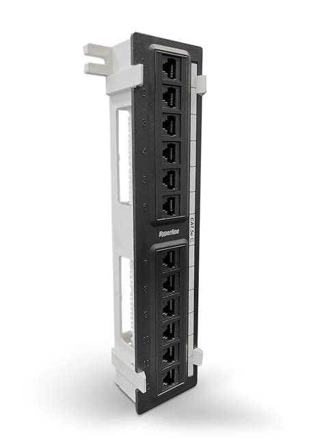 Hyperline PPW-12-8P8C-C5e Патч-панель настенная, 12 портов RJ-45(8P8C ...