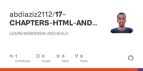 Github Abdiaziz211217 Chapters Html And Css Learn Webdesgn And Build