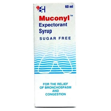 Muconyl Expectorant Syrup 60ml Time Medical