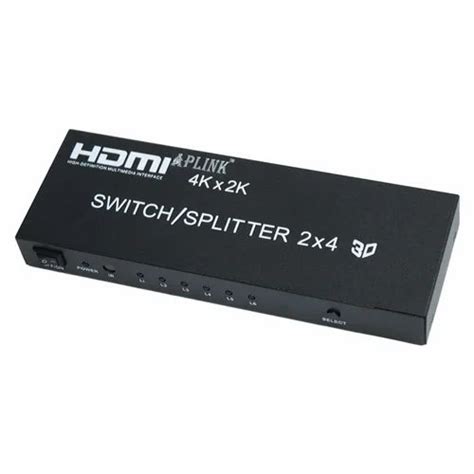 hdmi switch splitter 2 input 4 output 3d auxaudio out remote at rs 5500