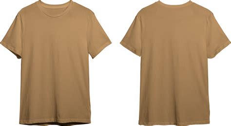 Guijarro Marrón De Los Hombres Clásico Camiseta Frente Y Espalda 23370455 Png