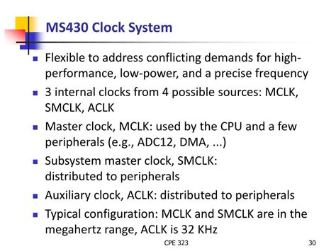 ppt cpe 323 introduction to embedded computer systems the msp430