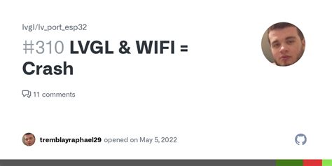 LVGL WIFI Crash Issue Lvgl Lv Port Esp GitHub