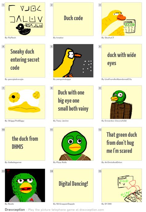 Duck Code Drawception