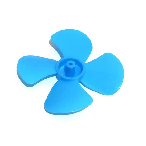 Hélice Plástica 57 Mm Ventilador Para Motor Dc Eixo 2 Mm Robótica