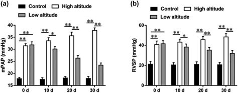 The MPAP And RVSP Of Rats In Each Group After PAH Modeling Of Download Scientific