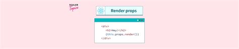 Render Props In React Scaler Topics
