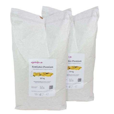 Premium Fettfutter 20 Kg