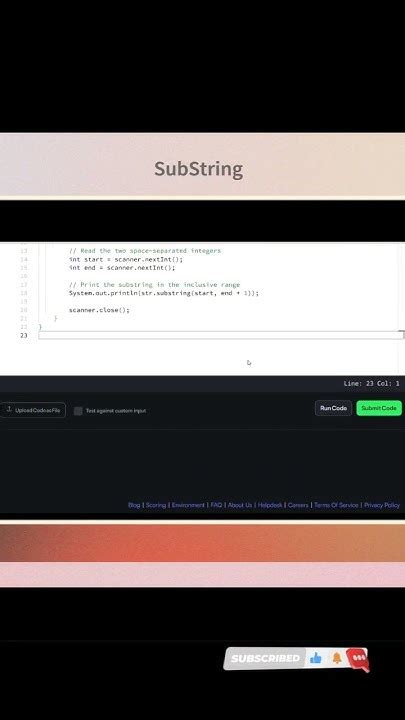 Substring Hackerrank Coding Challenge Dsacoding Hacker Viralvideo Java Python Ai Dsa