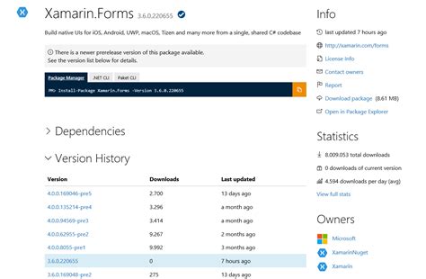 Changelog For Xamarin Forms Is Missing Issue Xamarin Xamarin Forms GitHub