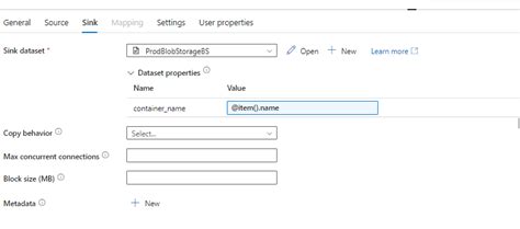 Azure Extra Files Block Blobs Creating In The Copy Activity Of The
