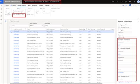 Useful New Features Under Project Accounting Module Of Dynamics 365 Finance That You Must