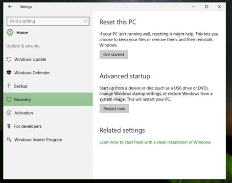 Boot To UEFI Firmware Settings In Windows