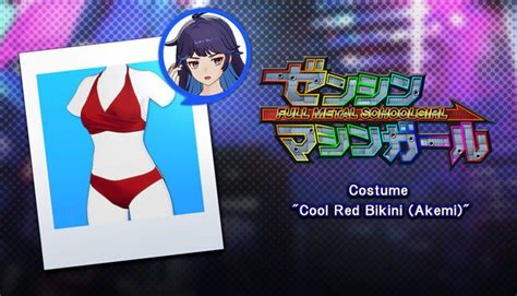 Full Metal Schoolgirl Costume Cool Red Bikini Akemi On Steam