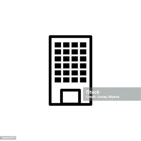 건물 호스텔 아이콘입니다 모바일 개념 및 웹 애플 리 케이 션 아이콘에 대 한 부동산 표시의 요소입니다 웹사이트 디자인 및 개발 응용 프로그램 개발에 대 한 얇은 라인