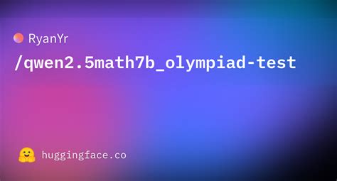 ryanyr qwen2 5math7b olympiad test · datasets at hugging face