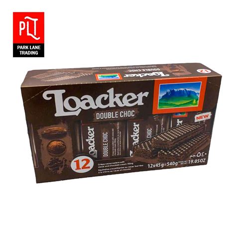 Loacker Double Choc 45g 1 Outer X 25pcs Snack Foods Wholesale Supply