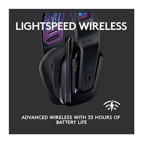 Logitech G535 Lightspeed Wireless Gaming Headset Setra