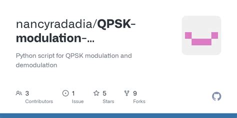 Qpsk Modulation Demodulationqpskmodulationdemodulationpy At Master · Nancyradadiaqpsk